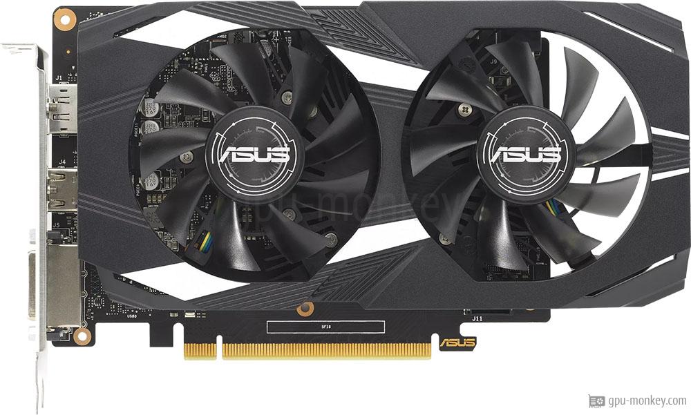 ASUS Dual GeForce GTX 1650 V2 OC Edition 4GB (GDDR6) Benchmark and Specs