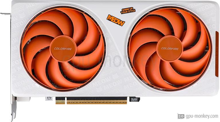 Colorful COLORFIRE GeForce RTX 5060 MEOW-ORG DUO 8GB-V vs Colorful ...