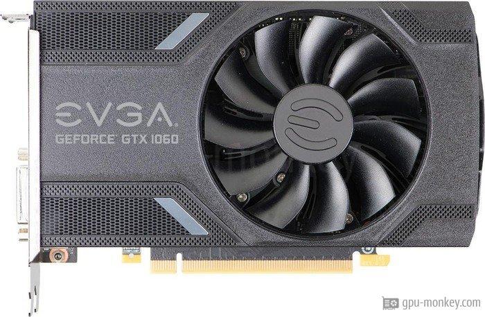 EVGA GeForce GTX 1060 GAMING (Single Fan) 3GB Benchmark and Specs