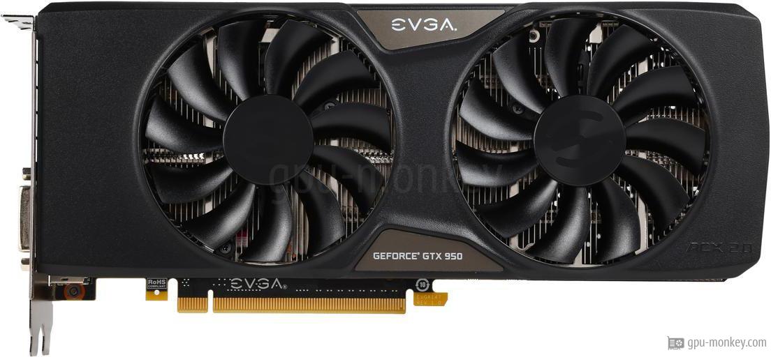 EVGA GeForce GTX 950 SC+ GAMING ACX 2.0 Benchmark and Specs