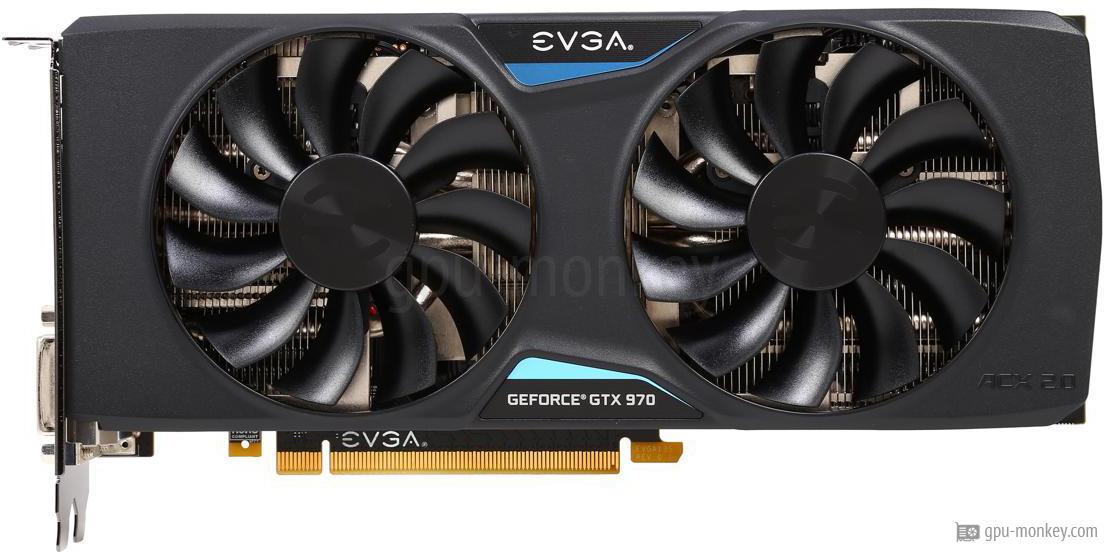 EVGA GeForce GTX 970 SC+ Gaming ACX 2.0 Benchmark and Specs