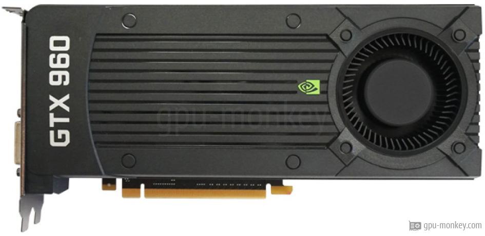 GALAX GeForce GTX 960 Reference Design vs GIGABYTE GeForce RTX 2060 ...