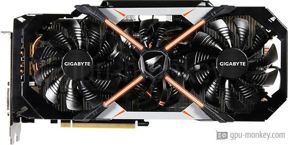 GIGABYTE AORUS GeForce GTX 1080 8G Benchmark and Specs