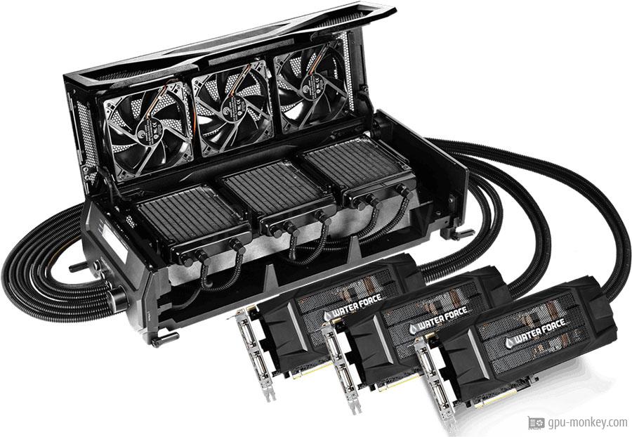 GIGABYTE GeForce GTX 980 WATERFORCE 3-WAY SLI GAMING vs GIGABYTE AORUS ...