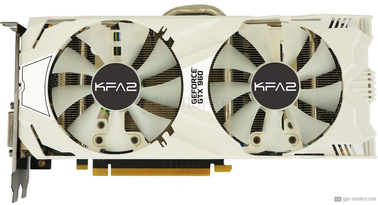 KFA2 GeForce GTX 960 EXOC White Benchmark and Specs