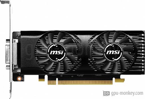 MSI GeForce GTX 1630 4GT LP OC Benchmark and Specs