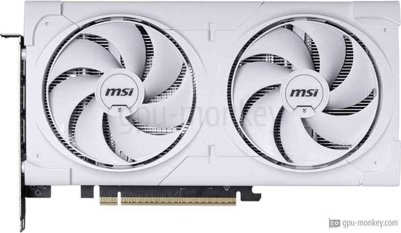 MSI GeForce RTX 5060 Ti 16GB VENTUS 2X OC WHITE PLUS Benchmark y Comparación GPU