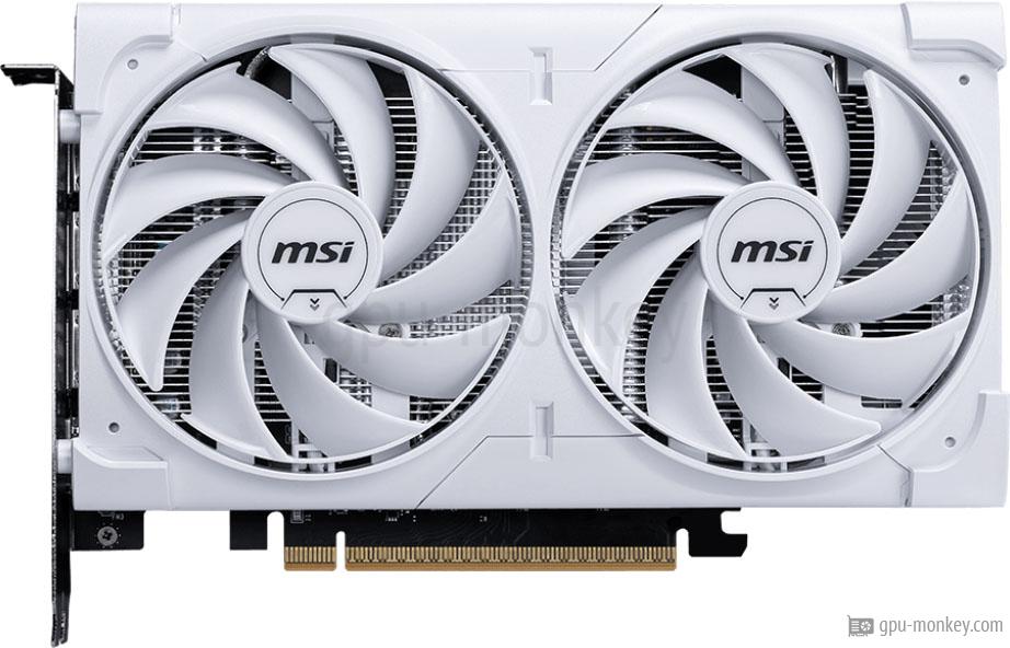 MSI GeForce RTX 5060 VENTUS 2X WHITE Benchmark y Comparación GPU