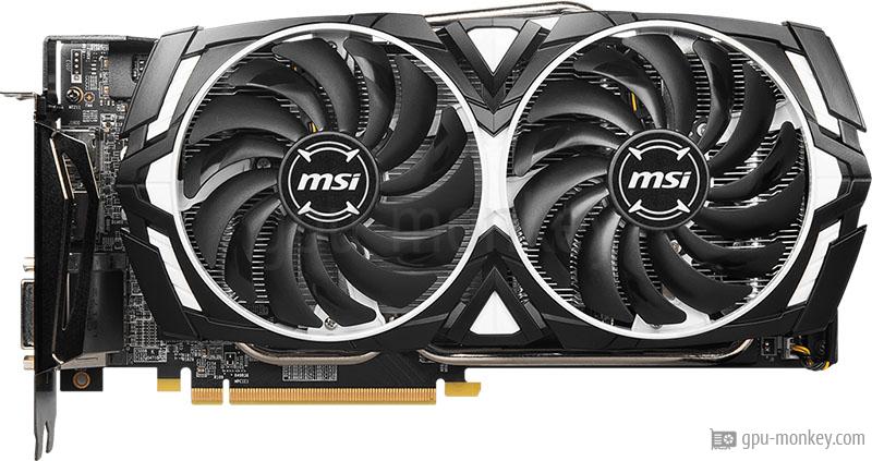 MSI Radeon RX 580 Armor 4G (32 CU) Benchmark and Specs