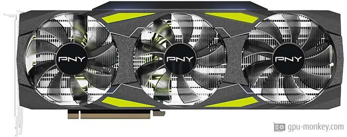PNY GeForce RTX 3080 12GB UPRISING Triple Fan LHR Benchmark and Specs