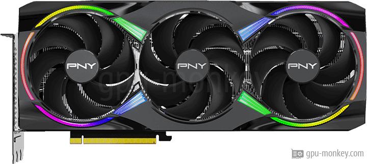 PNY GeForce RTX 5080 ARGB EPIC-X RGB Overclocked Triple Fan ベンチマークと技術データ