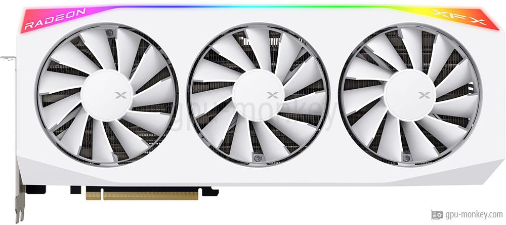 XFX Mercury AMD Radeon RX 9070 XT OC White Magnetic Air Edition with ...